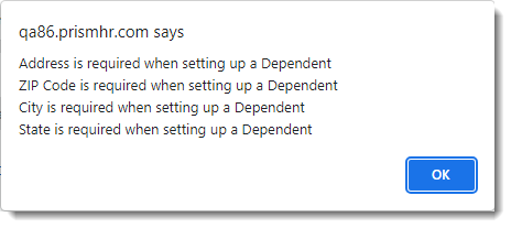 Maintaining Employee Dependents