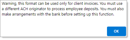 Using ACH Originators